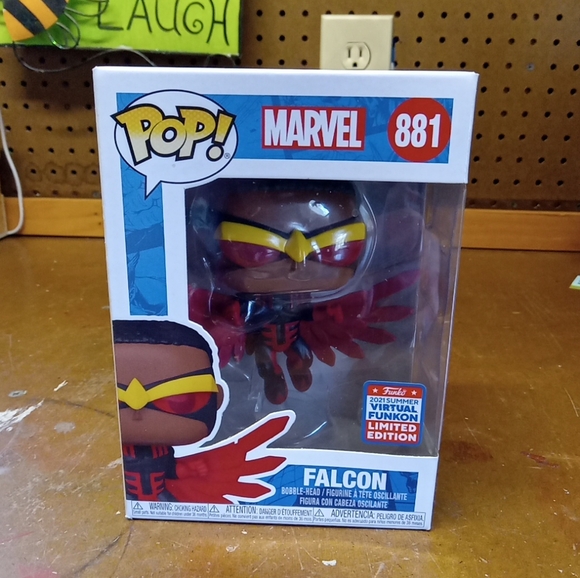 Funko | Toys | Marvel Falcon Funko Pop 88 Convention Sticker 221 | Poshmark